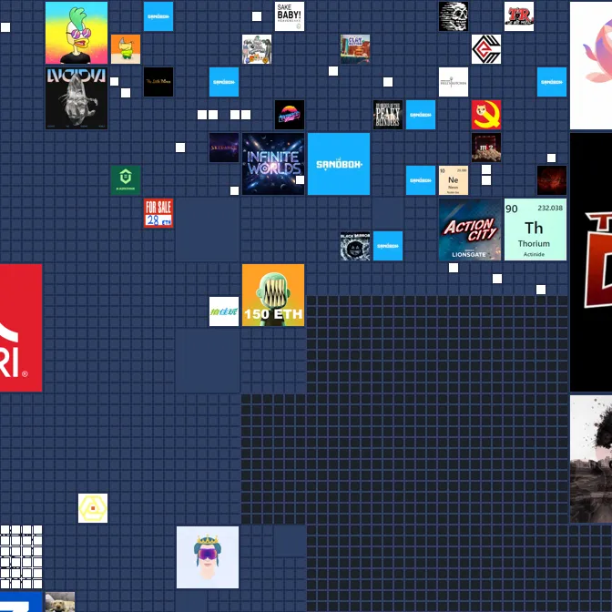 The Sandbox 元宇宙地图